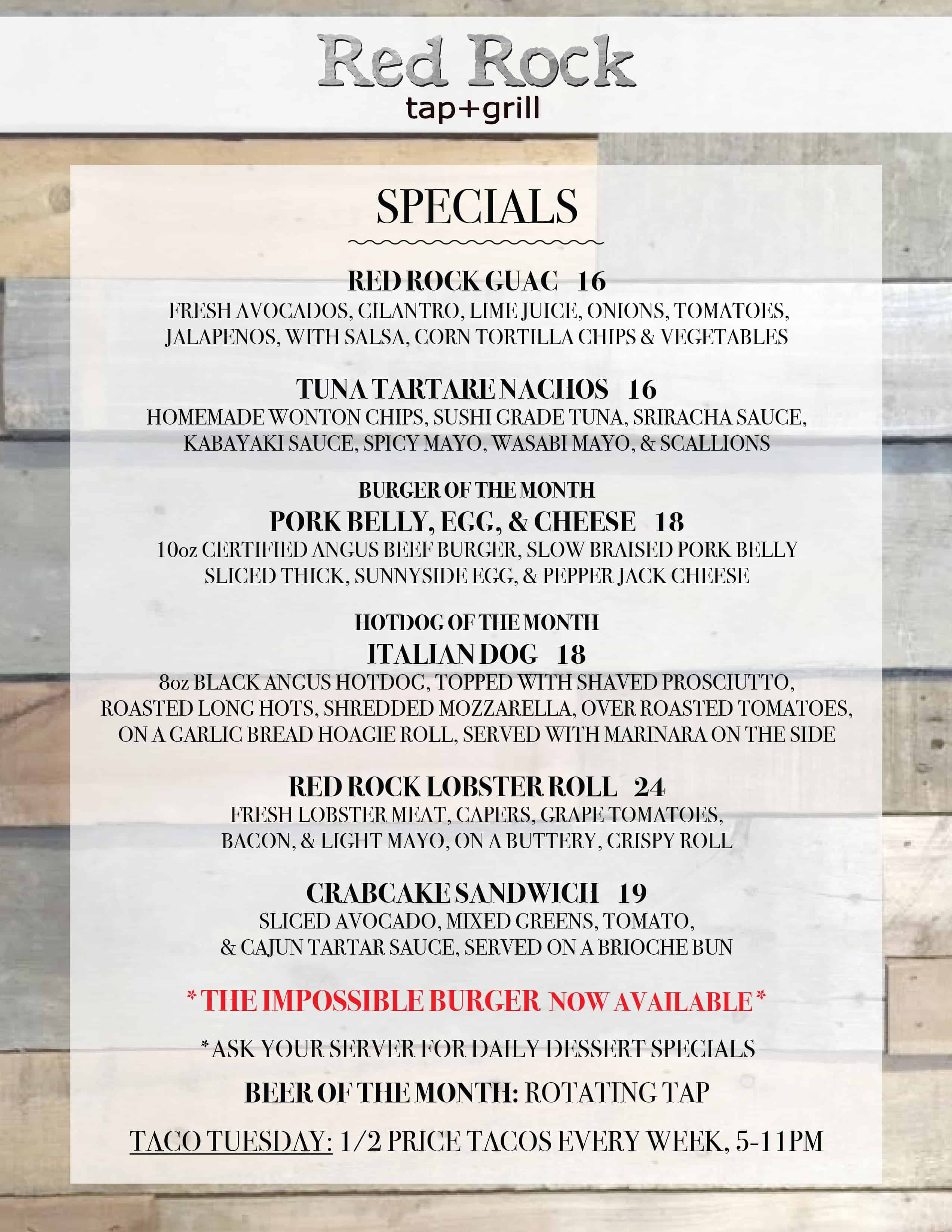 Red Rock | Tap + Grill — Red Bank, NJ