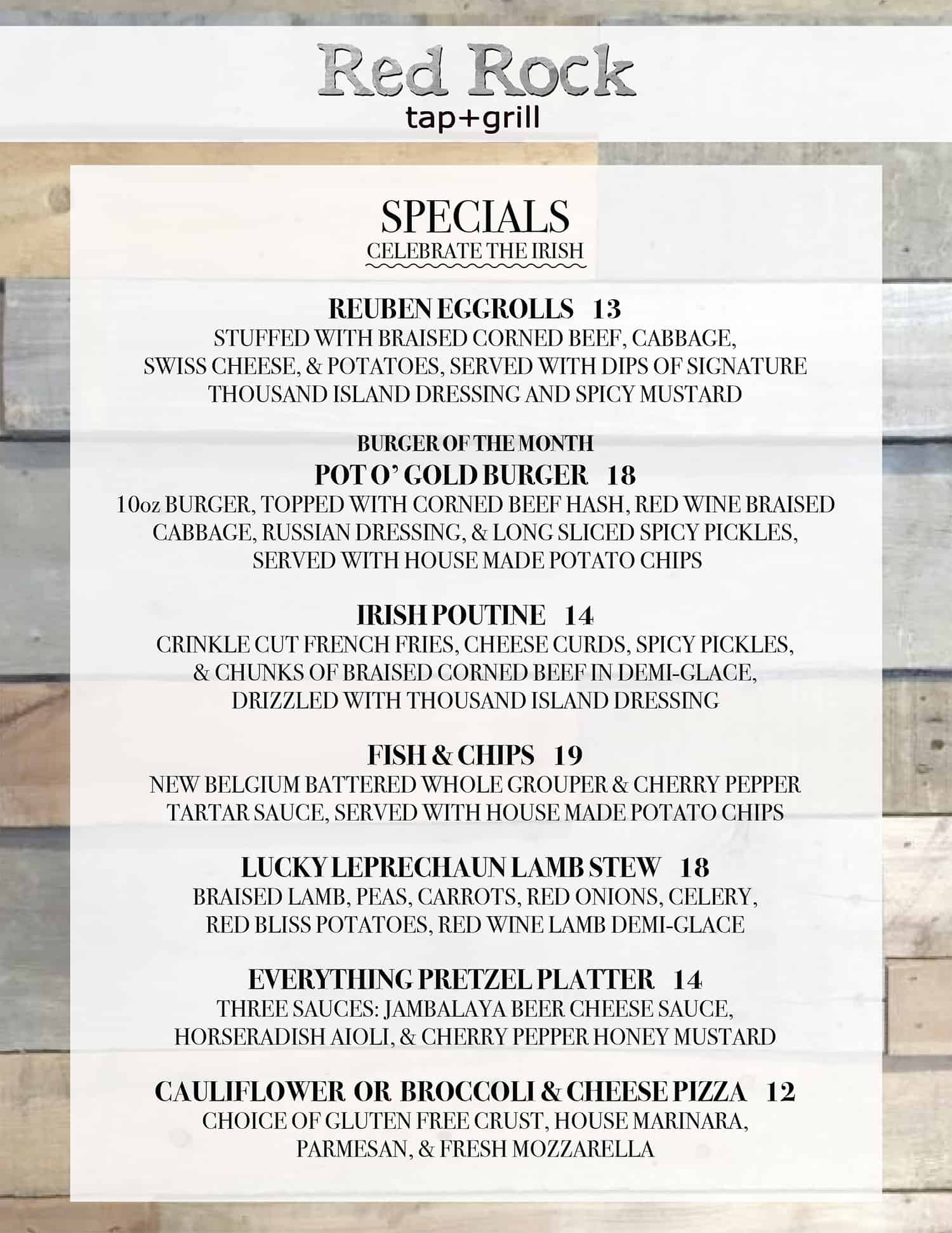 Red Rock | Tap + Grill — Red Bank, NJ